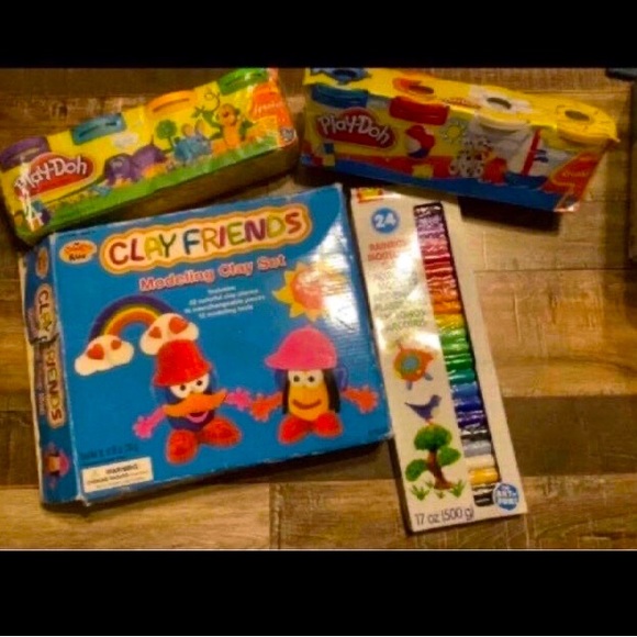 Toys | New Modeling Clay Friends Model Clay 8pk Play Doh Colors | Poshmark